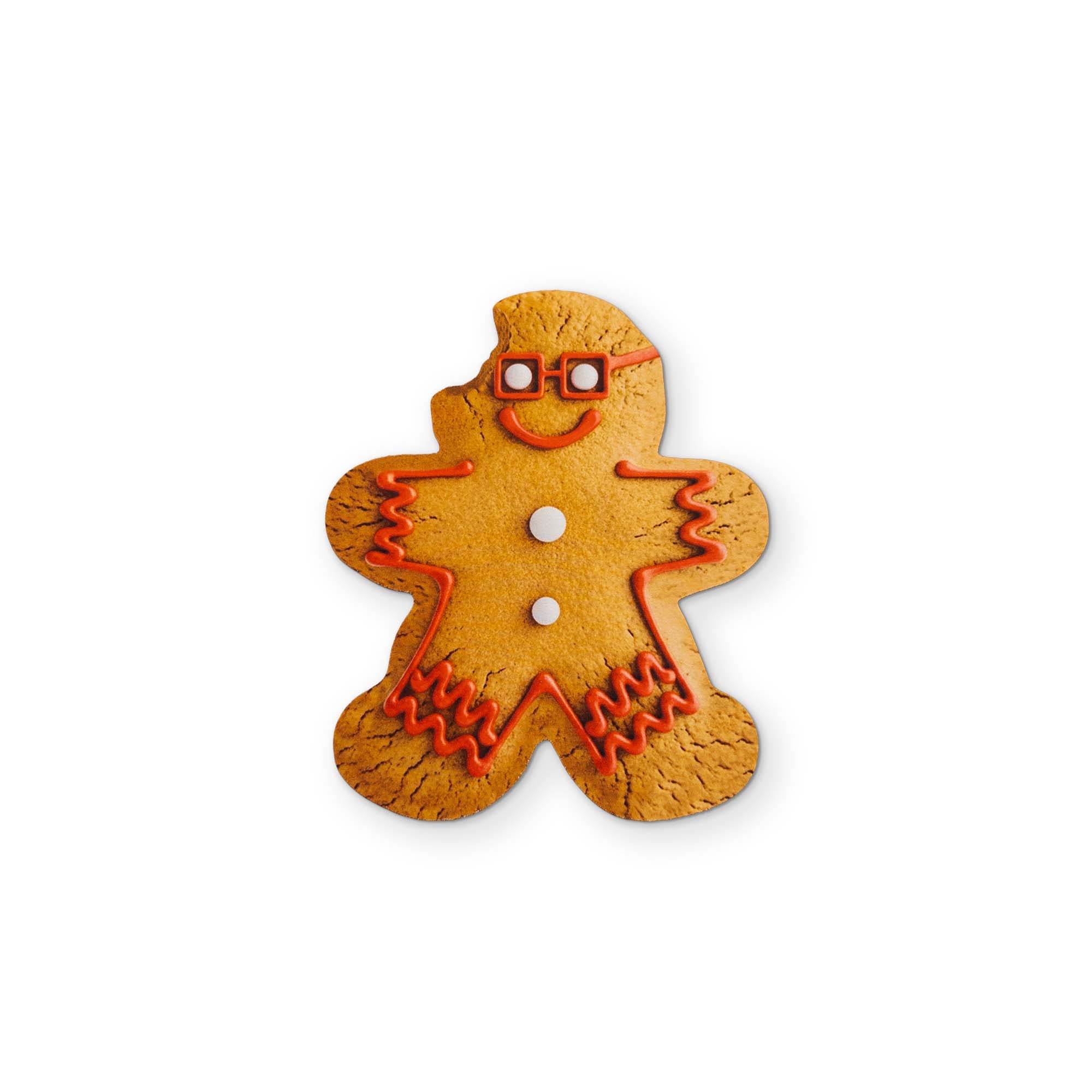 Microfiber Cloth That Looks Like a Gingerbread Man Cookie – Nerdwax