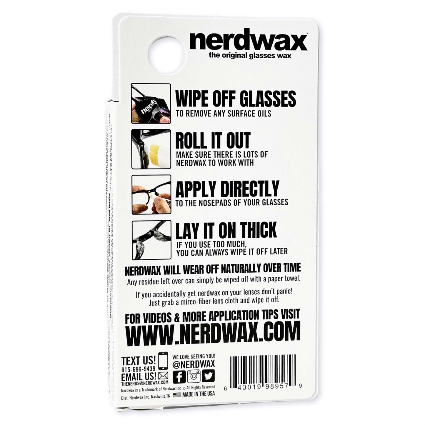 NERDWAX | STOP SLIPPING GLASSES | AS SEEN ON SHARK TANK – Nerdwax